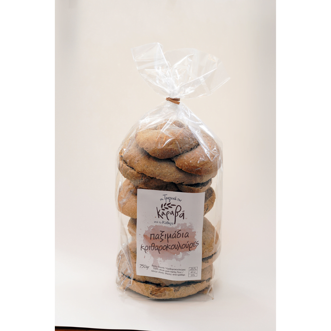 Round Barley Rusk - Karavas Bakery